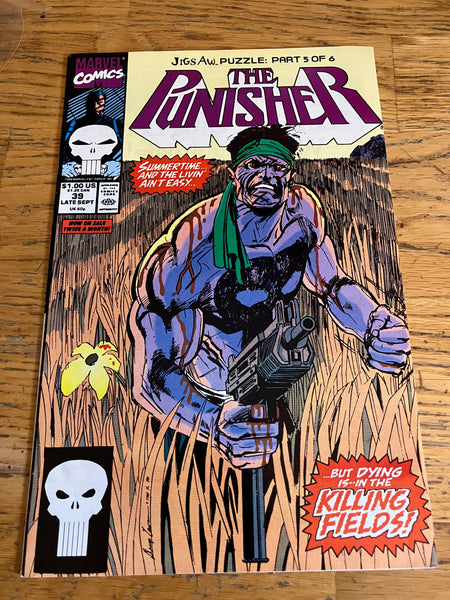 The Punisher- #39 Marvel Comic Book 1990 JIGSAW PUZZLE PART 5 OF 6 ...